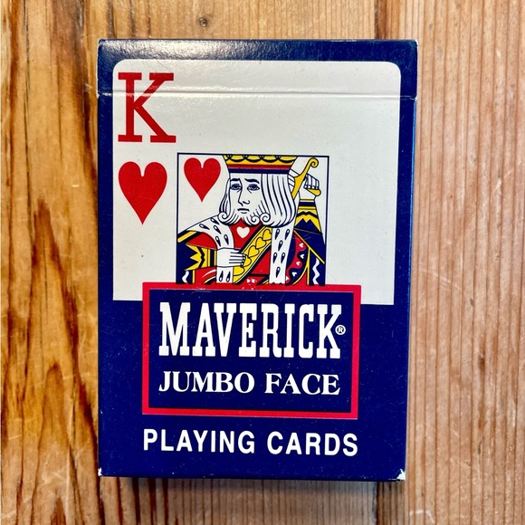 Hoyle | Games | Vintage Hoyle Products Maverick Jumbo Face Playing ...